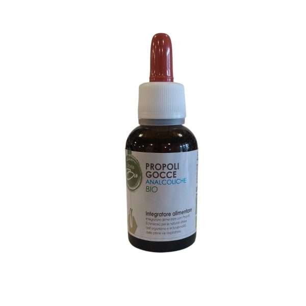 Propoli Goccie analcolica Bio 30ml - pro4 - Con Le Api Natural